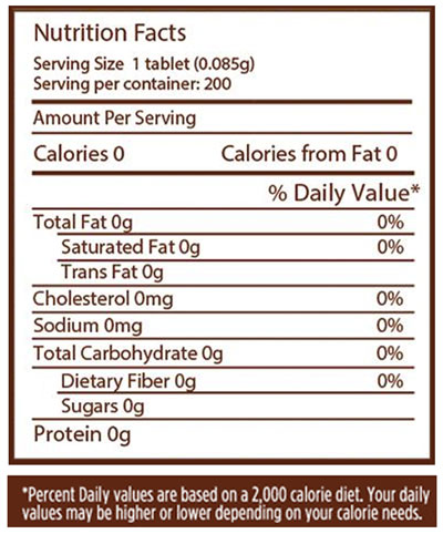 Naturals Stevia Zero Calorie Sweetener Tablets - Equal® Philippines